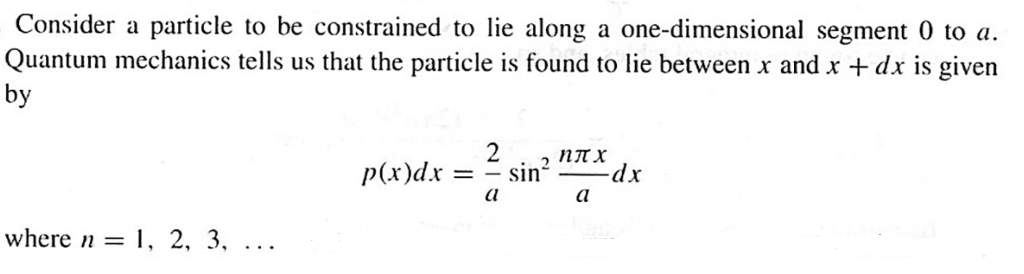 Solved Consider a particle to be constrained to lie along a | Chegg.com