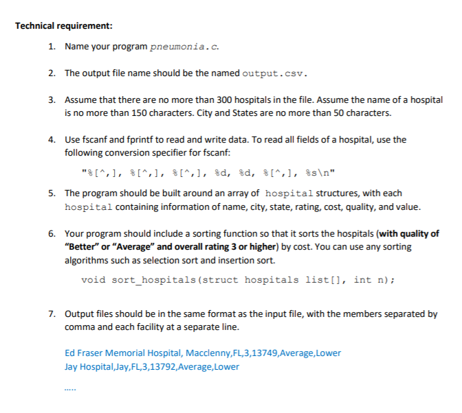 Solved Project 7, Program Design You are given a data set of | Chegg.com