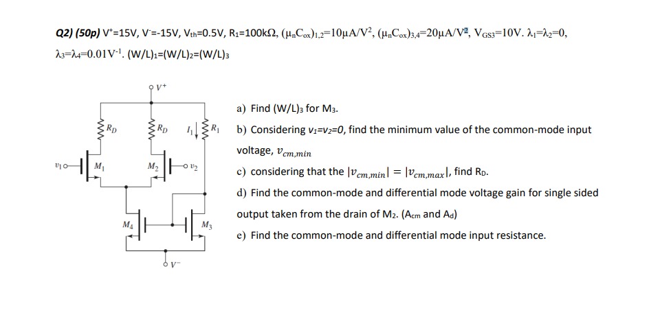 Solved Q2a(WL)3 ﻿for M3.bv1=v2=0, ﻿find the minimum value of | Chegg.com