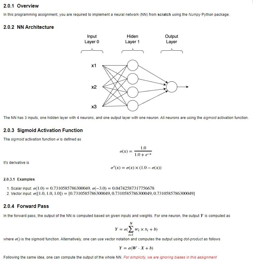 Solved NN Architecture and Notations:2.0.5.1 Error Function | Chegg.com