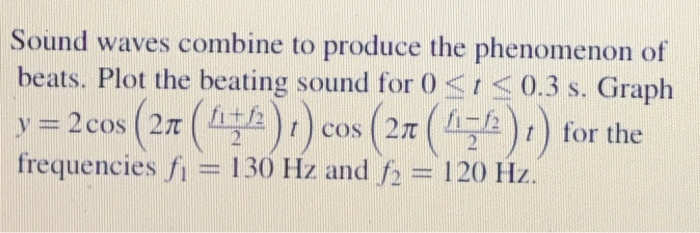 Solved Sound waves combine to produce the phenomenon of | Chegg.com