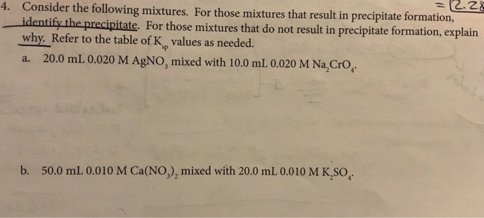 Solved Consider the following mixtures. For those mixtures | Chegg.com