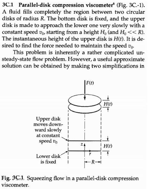 Solved 3C.1 Parallel-disk compression viscometer (Fig. | Chegg.com