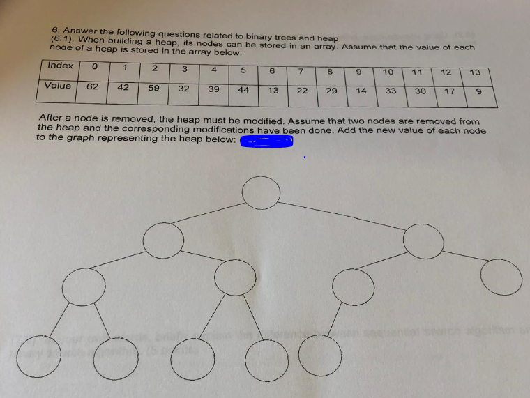 Solved 6. Answer the following questions related to binary | Chegg.com