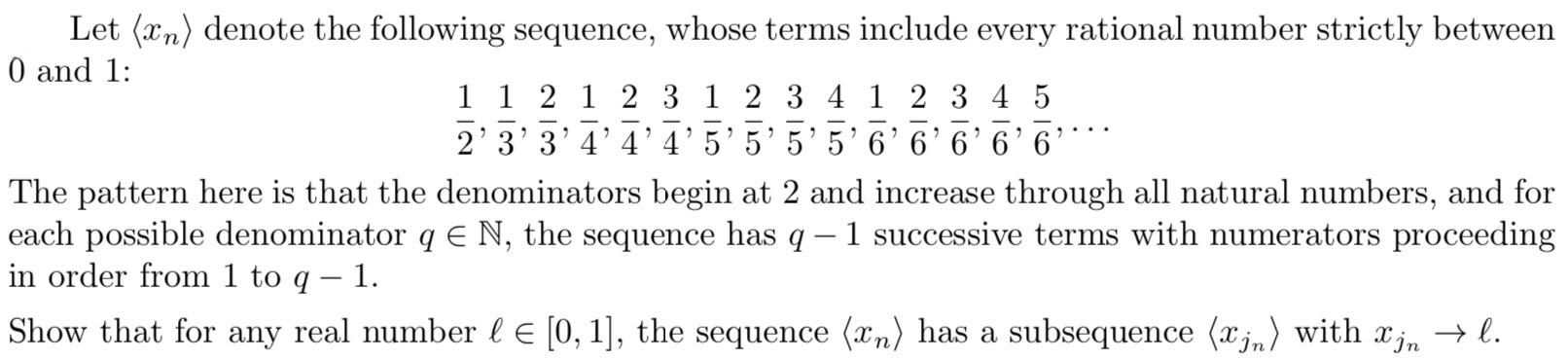 Solved Let denote the following sequence, whose terms | Chegg.com
