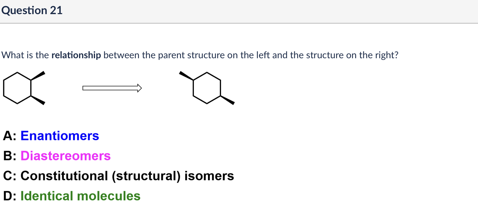 Solved What is the relationship between the parent structure | Chegg.com