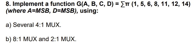 Solved 8. Implement a function | Chegg.com