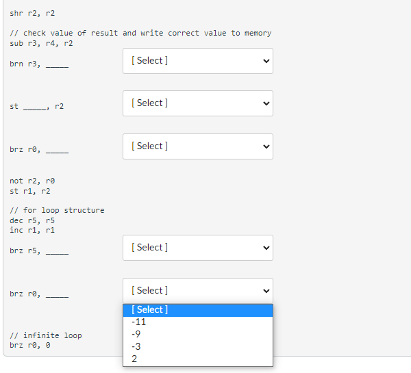 Solved An incomplete assembly language program for the | Chegg.com