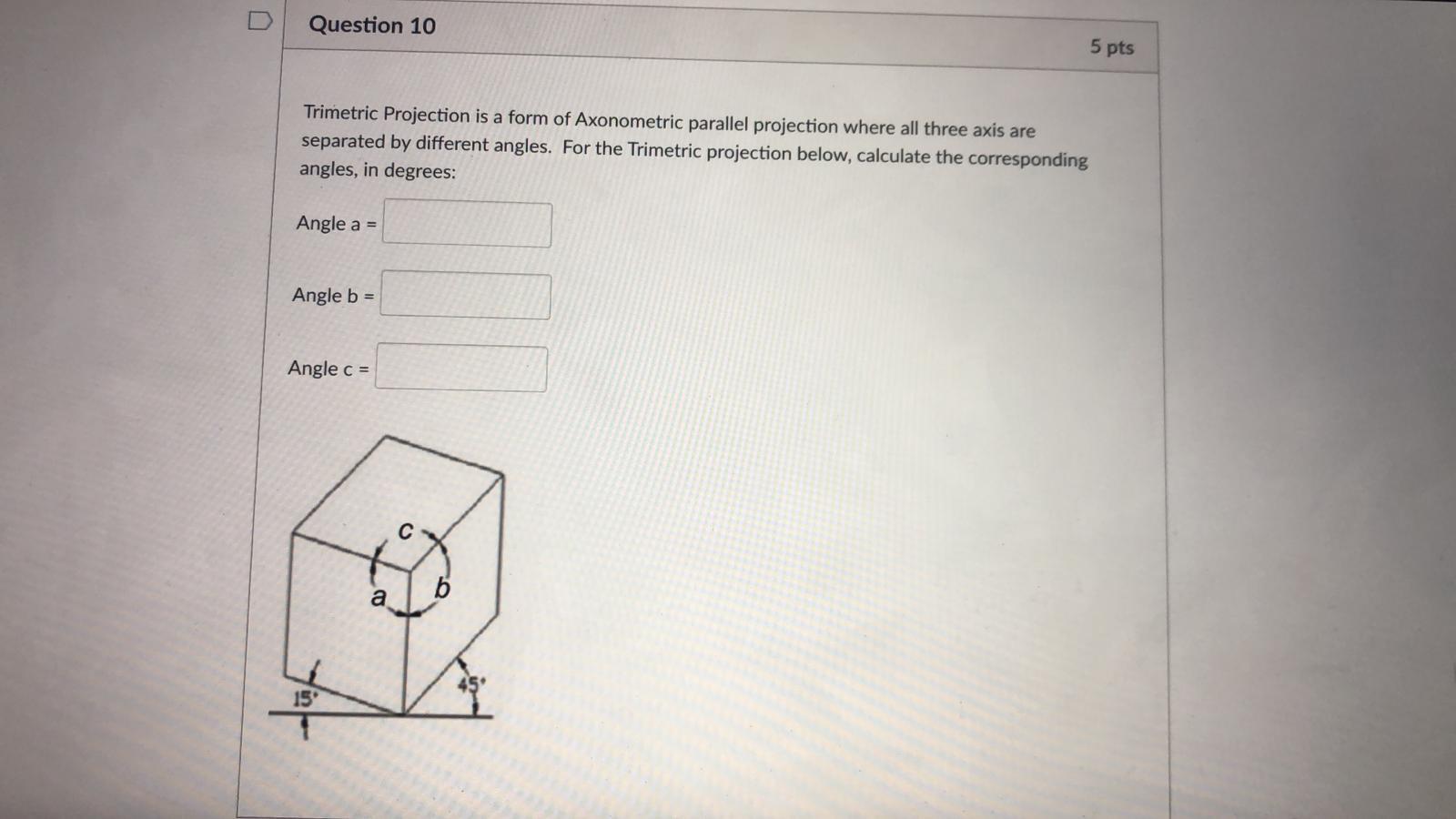 Solved Question 9 5 pts Which projection method has been | Chegg.com