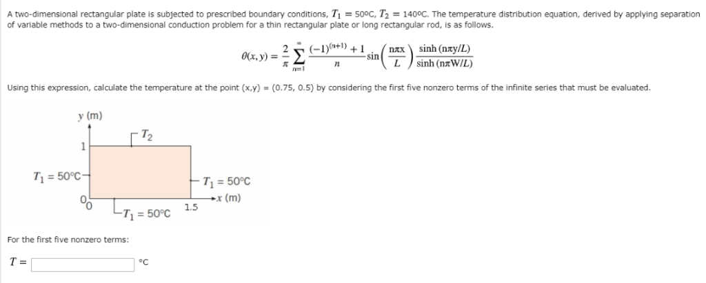 Solved A two-dimensional rectangular plate is subjected to | Chegg.com