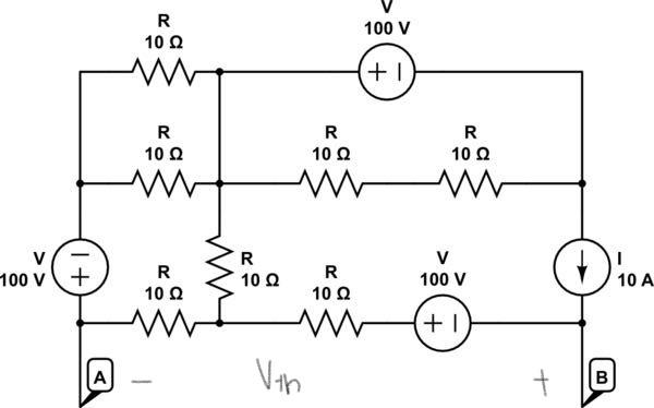 Solved Calculate the Rth and VTH using | Chegg.com