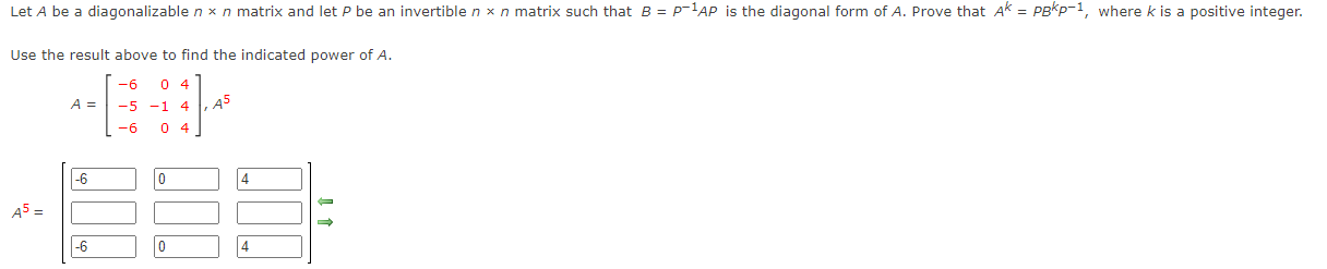 Solved Let A be a diagonalizable nxn matrix and let P be an | Chegg.com