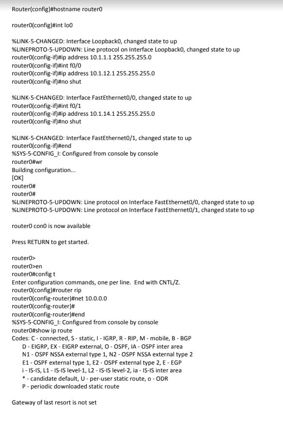 Solved 10.0.0.0/24 is subnetted, 3 subnets C 10.1.1.0 is | Chegg.com