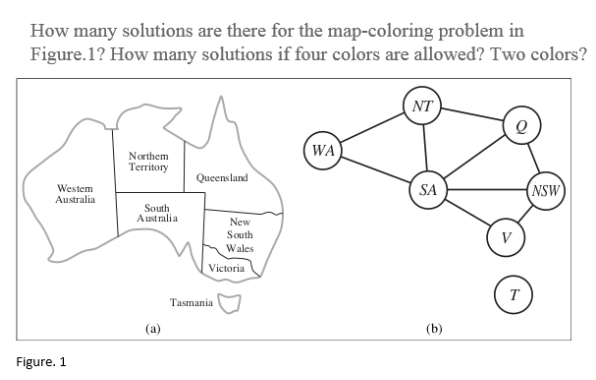 Solved How many solutions are there for the map-coloring | Chegg.com