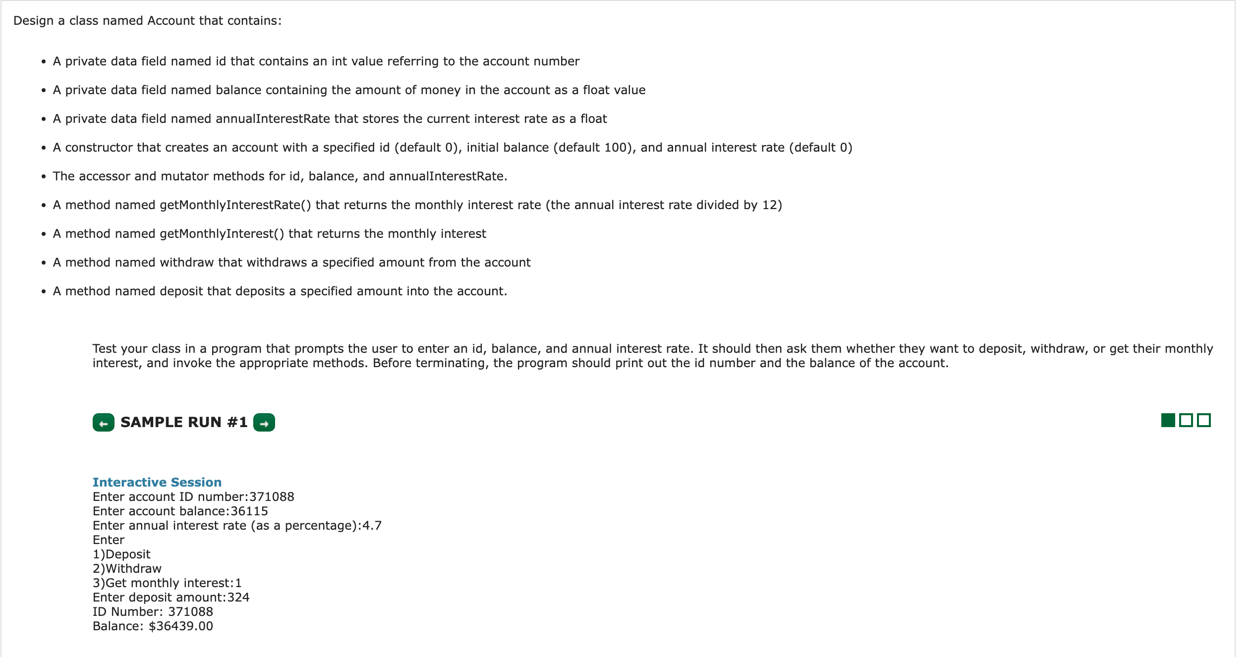 Solved Design A Class Named Account That Contains A