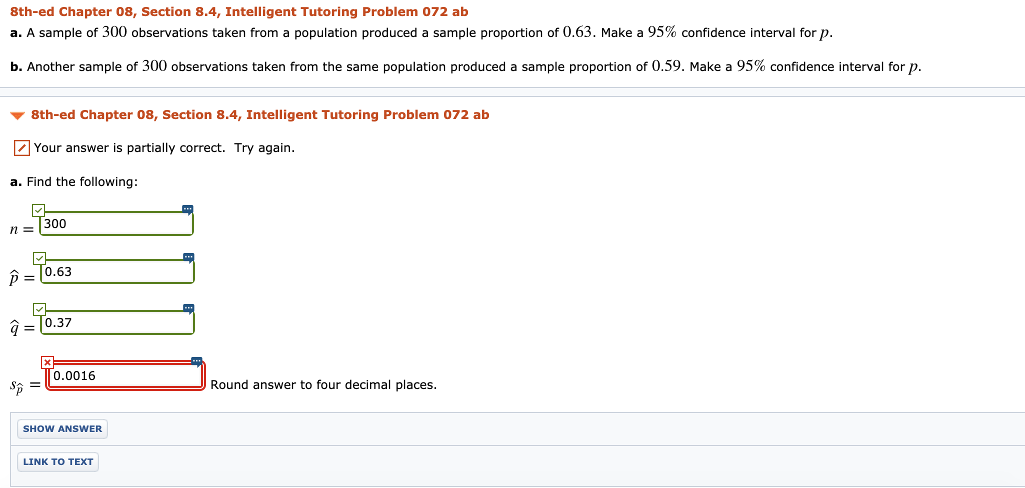 Solved 8th-ed Chapter 08, Section 8.4, Intelligent Tutoring | Chegg.com