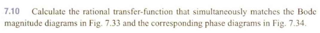 Solved 7.10 Calculate the rational transfer-function that | Chegg.com