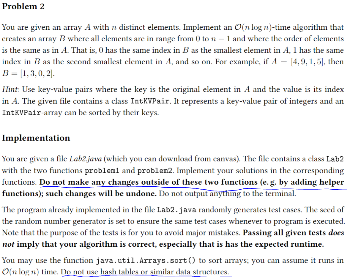 Solved The program is in JAVA and CANNOT be solved using any | Chegg.com