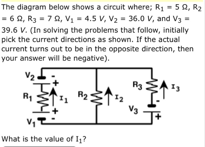 Solved The diagram below shows a circuit where; R1 = 5 Ω, R2 | Chegg.com