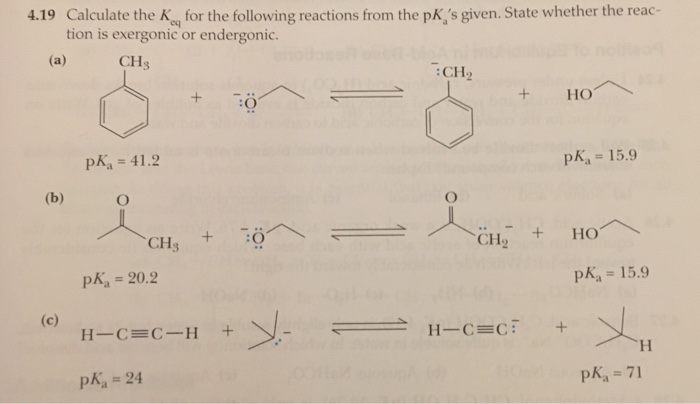 Solved Calculate the K_eq for the following reactions from | Chegg.com