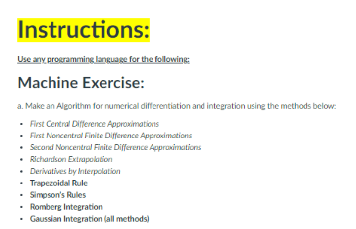Solved Instructions: Use any programming language for the | Chegg.com