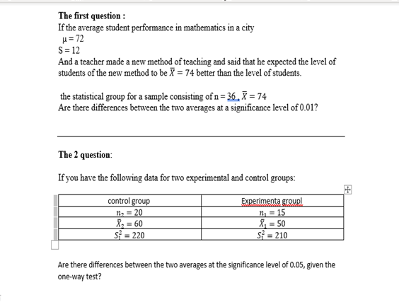 Solved The first question : If the average student | Chegg.com