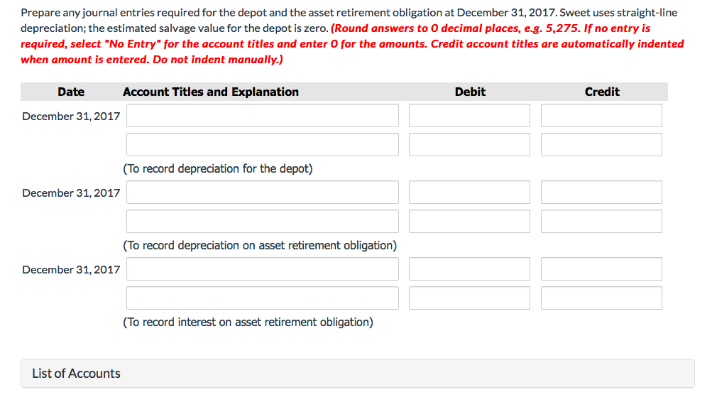 Solved Prepare the journal entries to record the depot | Chegg.com