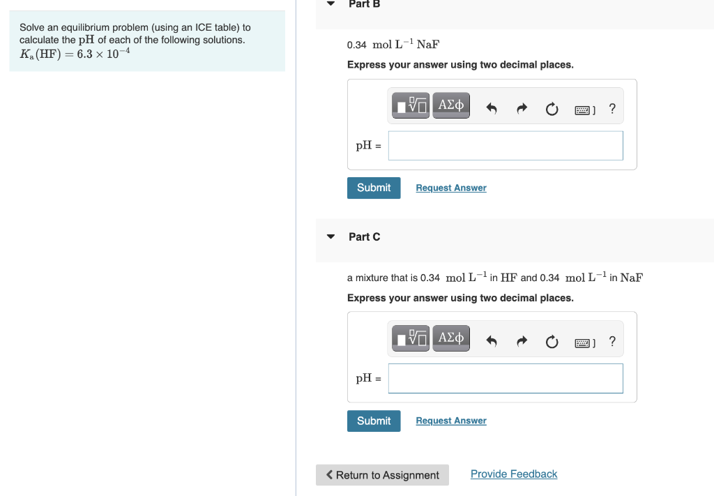 Solved Solve an equilibrium problem (using an ICE table) to | Chegg.com