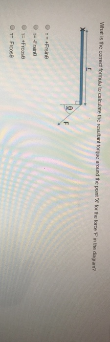 Solved What is the correct formula to calculate the | Chegg.com