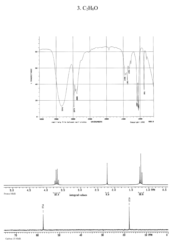 Solved Determine the chemical shift values, integration | Chegg.com