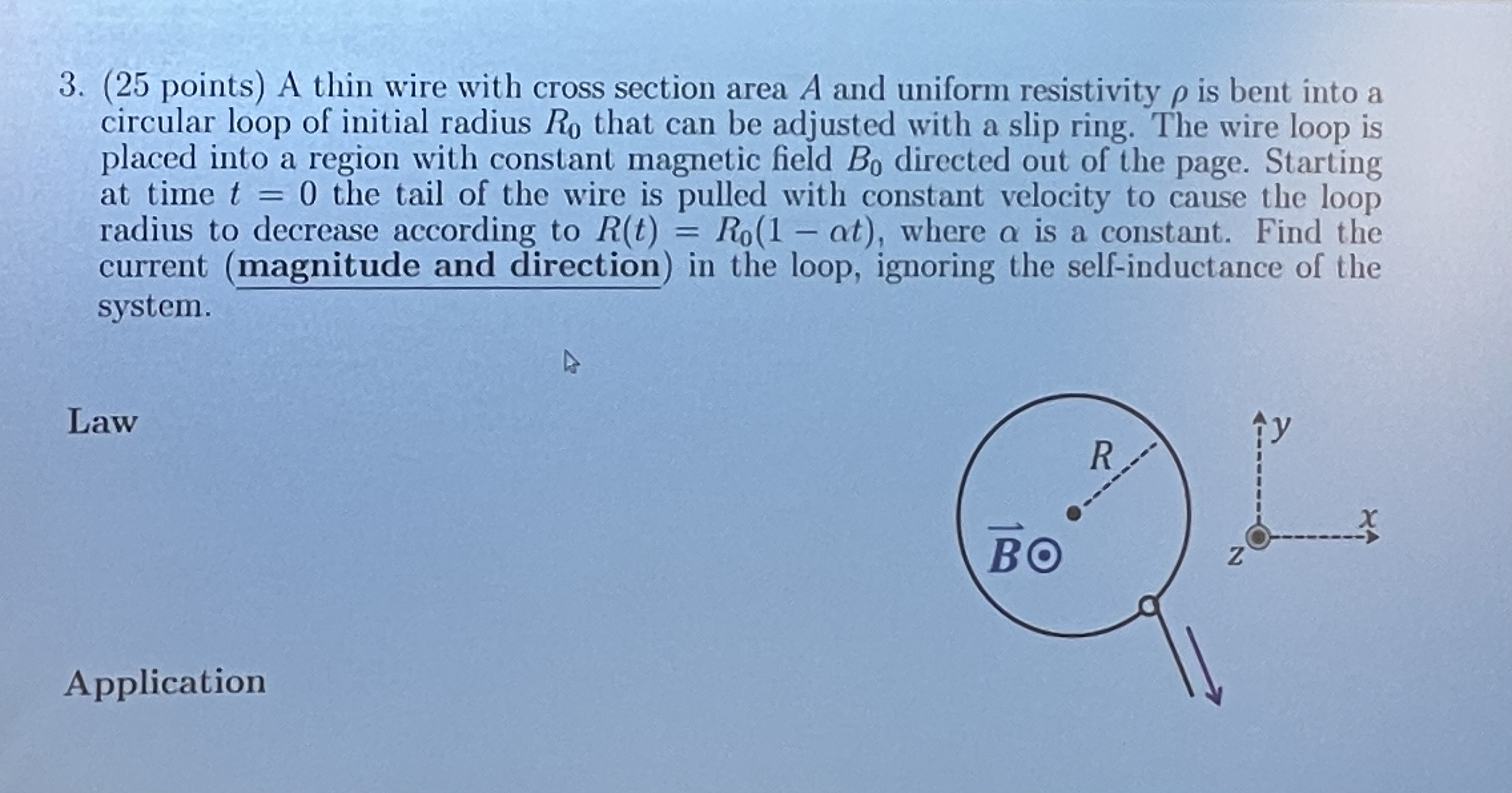 Solved Please state the law(s) that are used to solve the | Chegg.com