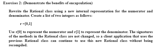 Solved Exercises 2: (Demonstrate the benefits of | Chegg.com