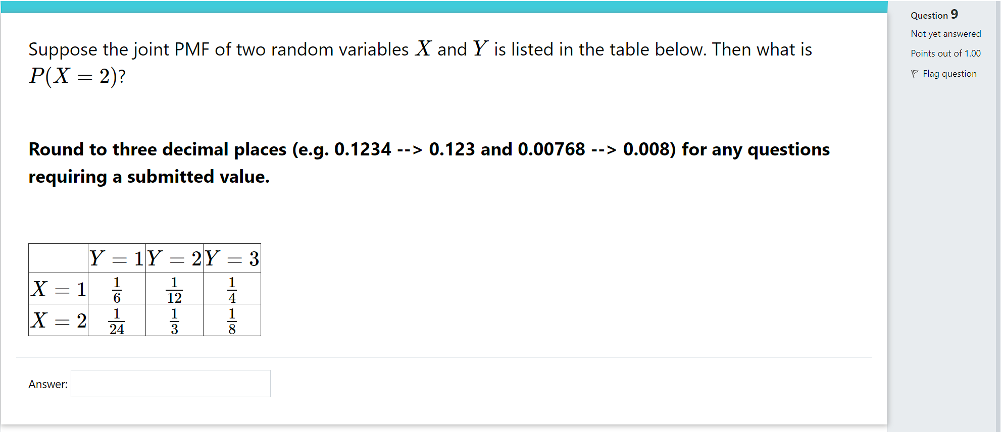 Solved Suppose the joint PMF of two random variables X and Y | Chegg.com