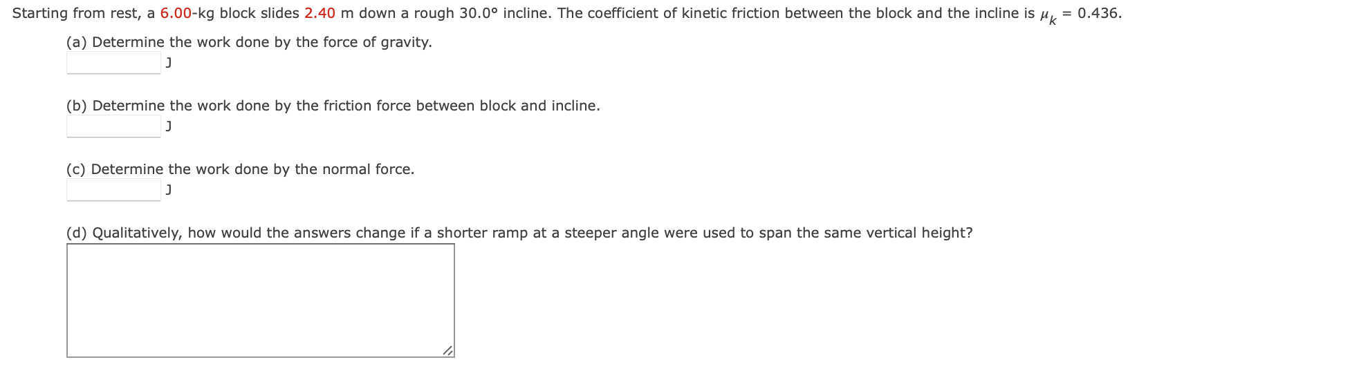 [Solved]: Starting from rest, a ( 6.00- mathrm{kg} ) blo