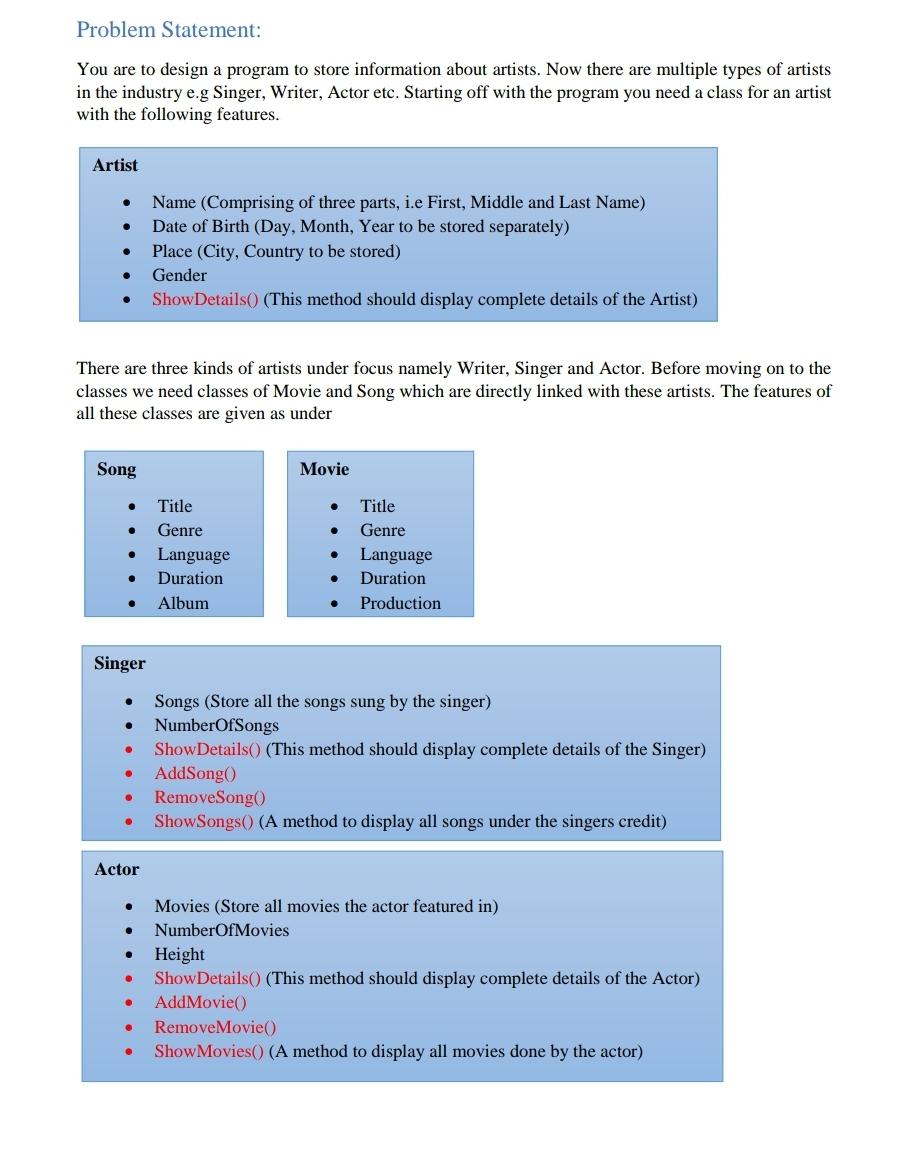 Solved Problem Statement: You are to design a program to | Chegg.com