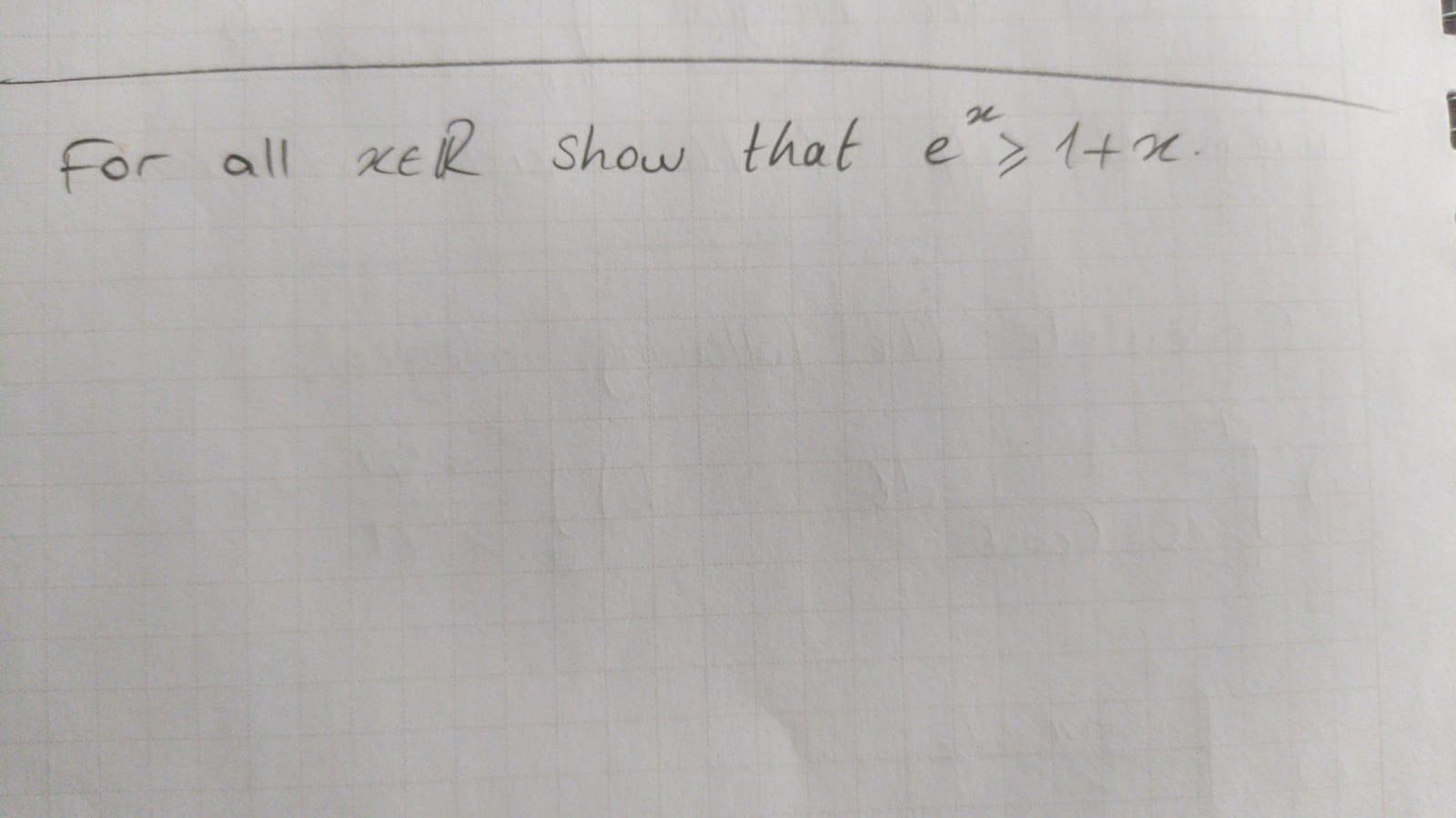 Solved for all XeR show that en 1+0. | Chegg.com