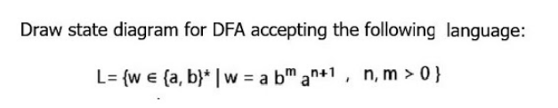 Solved Draw state diagram for DFA accepting the following | Chegg.com