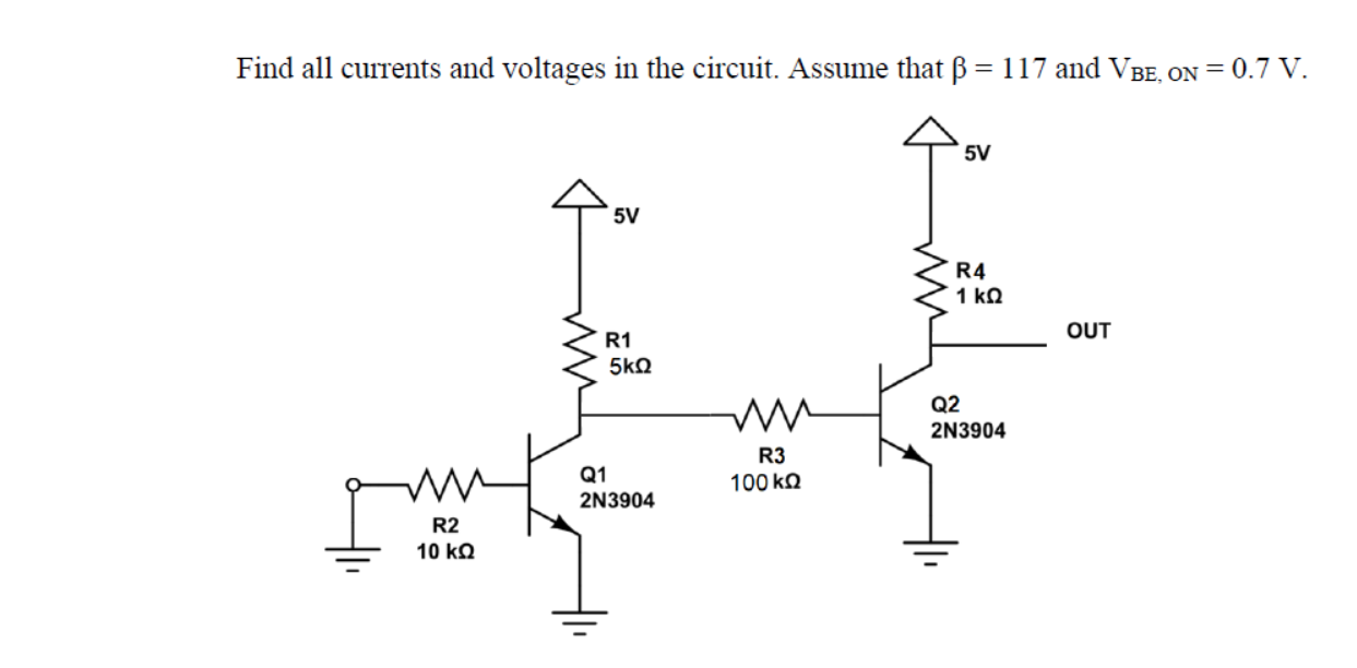 Solved Find all currents and voltages in the circuit. Assume | Chegg.com