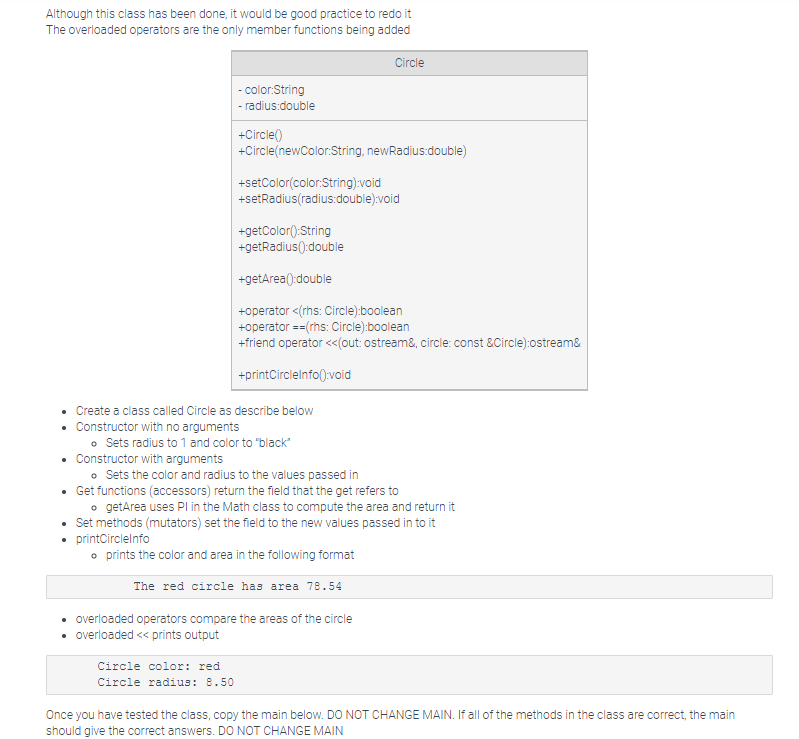 Solved Although this class has been done, it would be good | Chegg.com