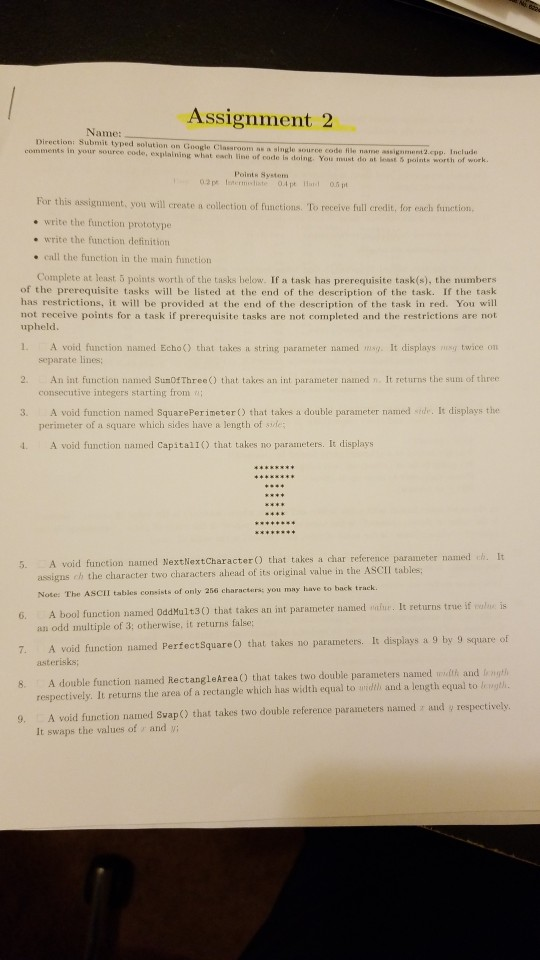 Solved Assignment 2 Name Direction Submit Typed Solution 5156