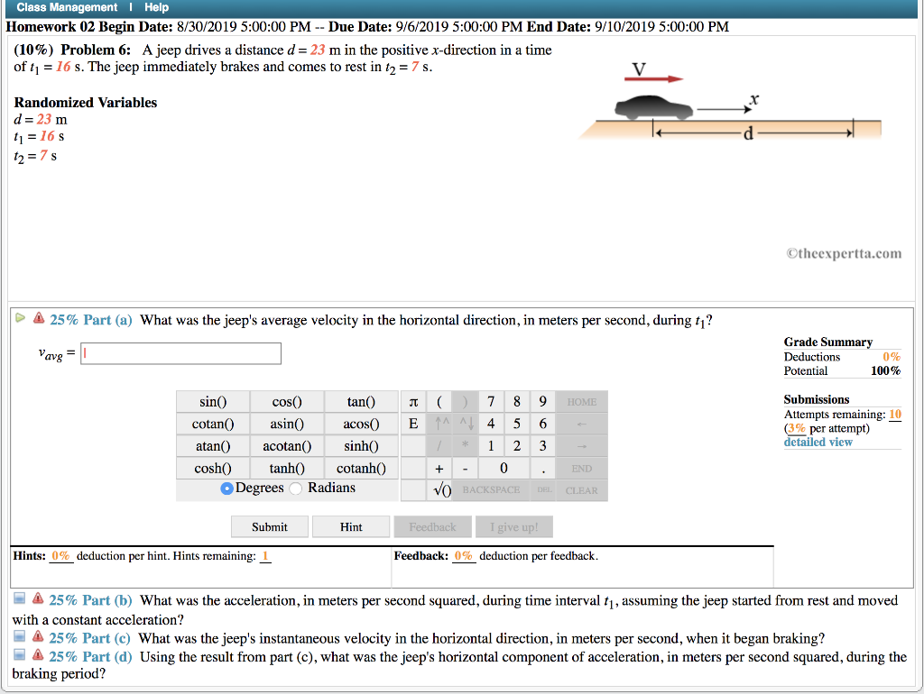 Solved Class Management | Help Homework 02 Begin Date: | Chegg.com