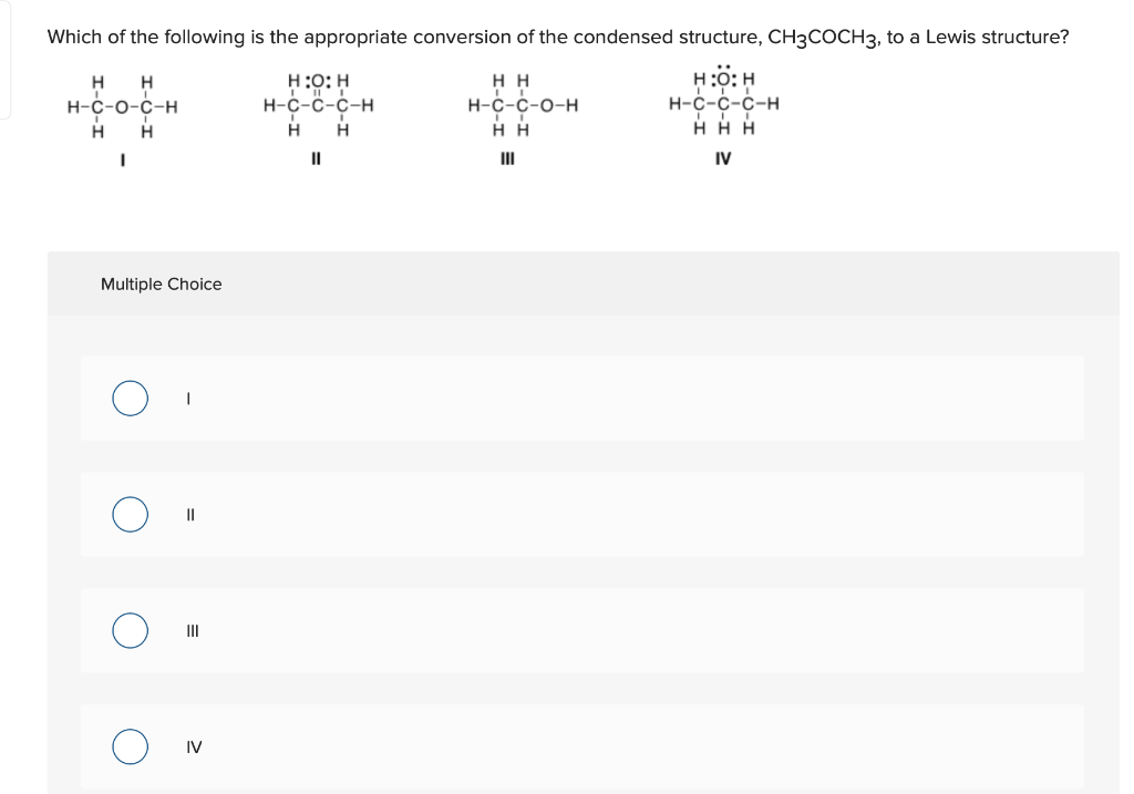 Ch3coch3 Lewis Structure