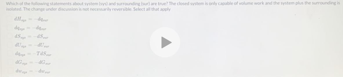 Solved Which of the following statements about system (sys) | Chegg.com