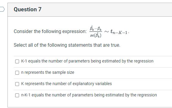 Solved Consider the following expression: | Chegg.com