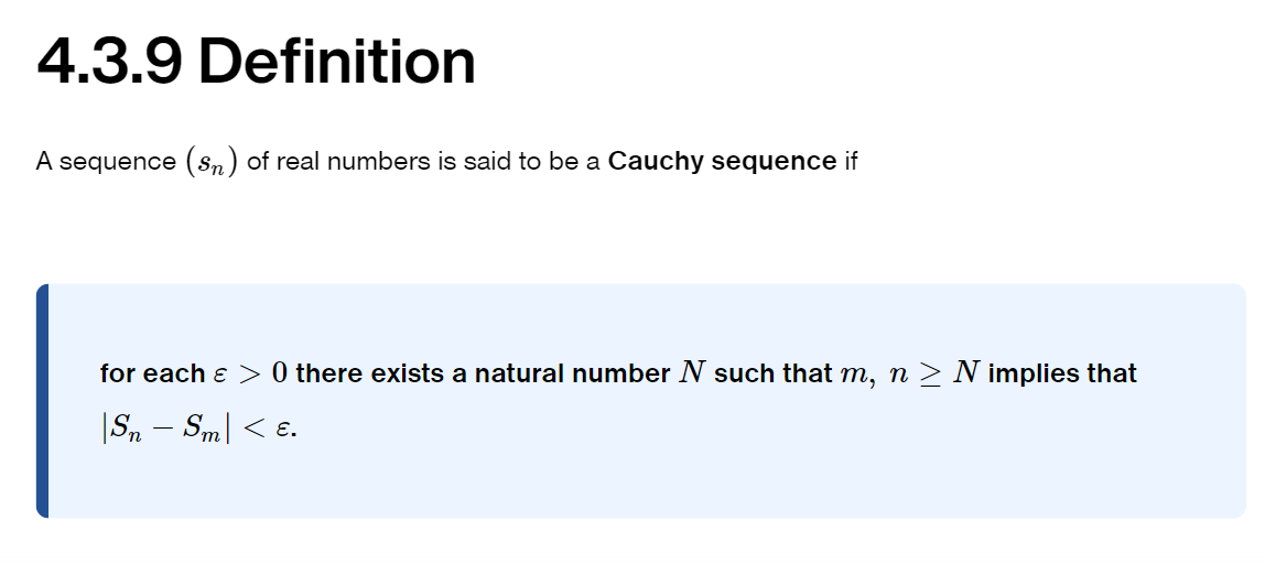 Solved Let Using Only The Definition Of A Cauchy