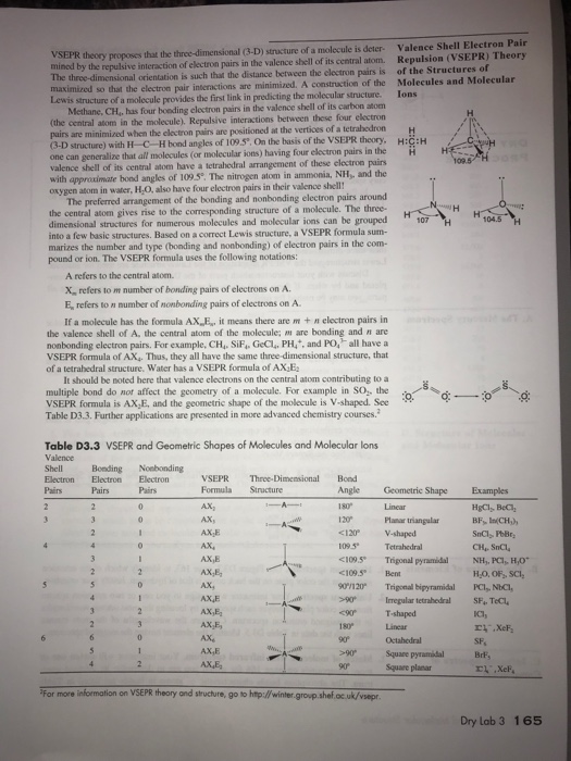 Solved D. Structure of Molecules and Molecular Ions. Just | Chegg.com