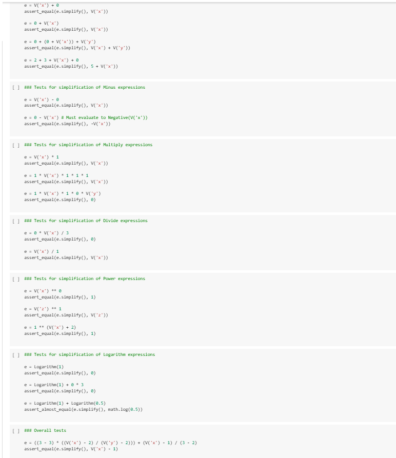Python Problem: Staring Code: class Expr: | Chegg.com