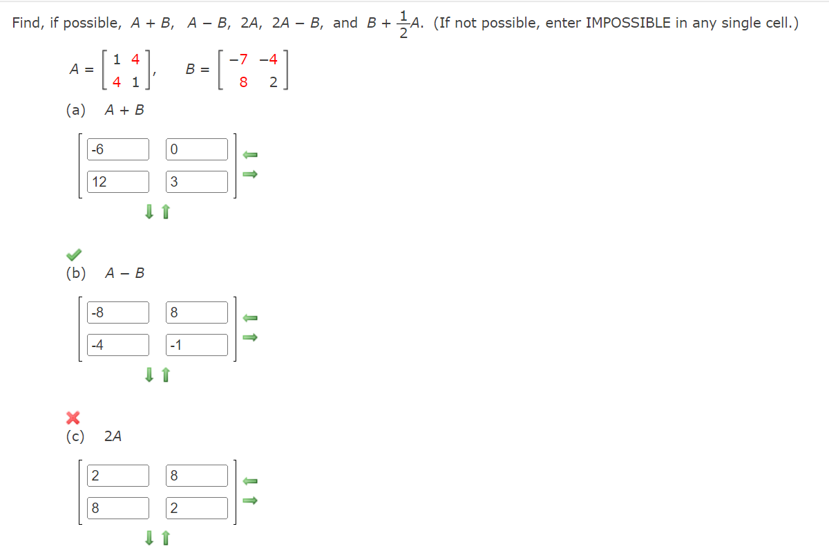 Solved I am not sure why the ones marked wrong are incorrect | Chegg.com