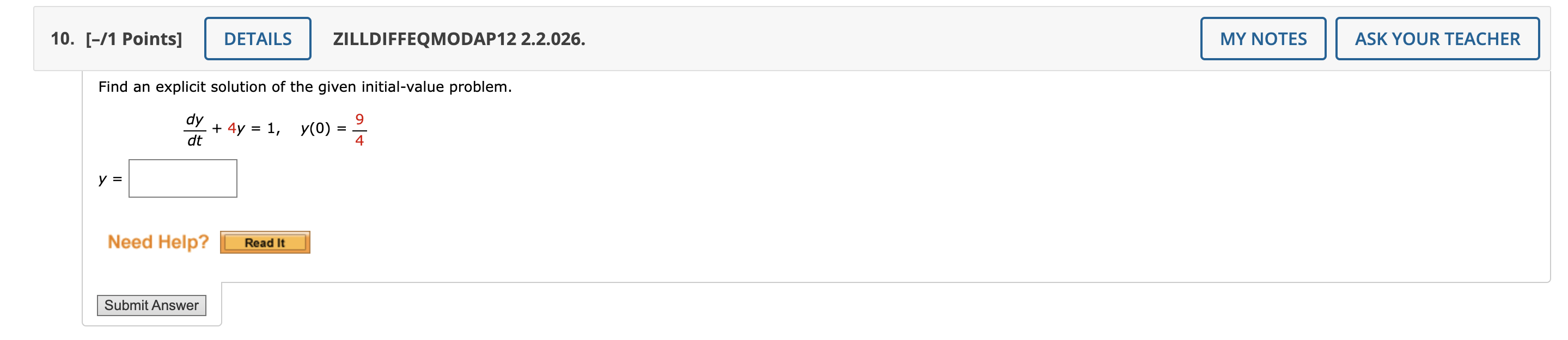 Solved Find an explicit solution of the given initial-value | Chegg.com