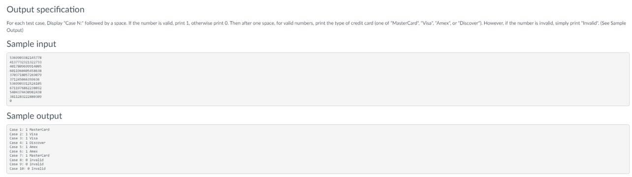 Solved The card number (or the primary account number) is | Chegg.com